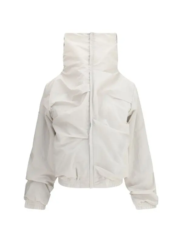 ALAINPAUL High Collar Jacket - Grey