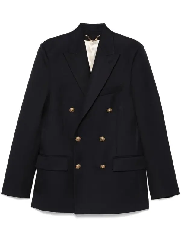 Golden Goose Double-breasted Wool Blend Blazer