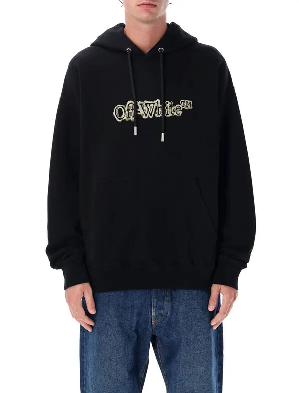 Off-White Cloudy Arrow Cotton Skate Hoodie
