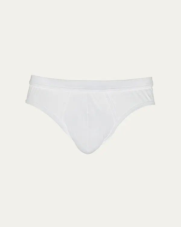 Zegna Micromodal Midi Briefs - White