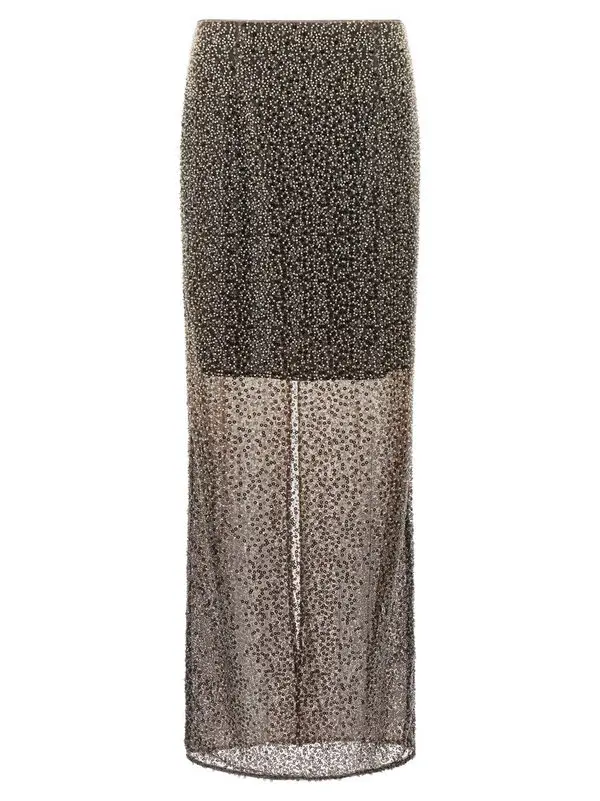 Remain Birger Christensen Beaded Maxi Skirt