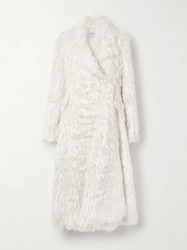 Gabriela Hearst Cantwell Silk-fleece Coat - Ivory