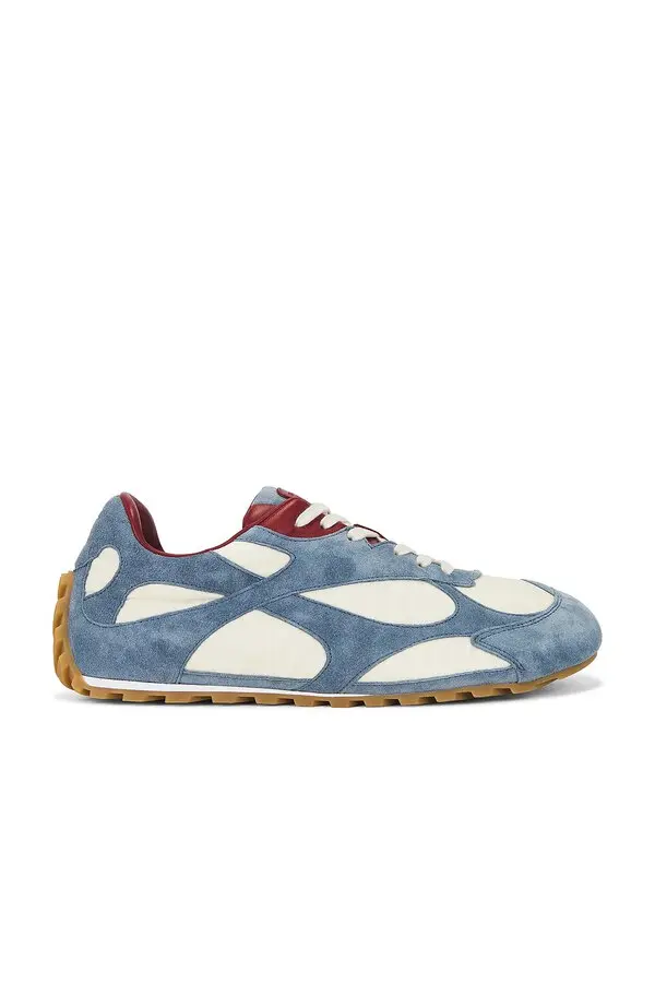 Bottega Veneta Orbit Sneaker - Ice & Sea Salt