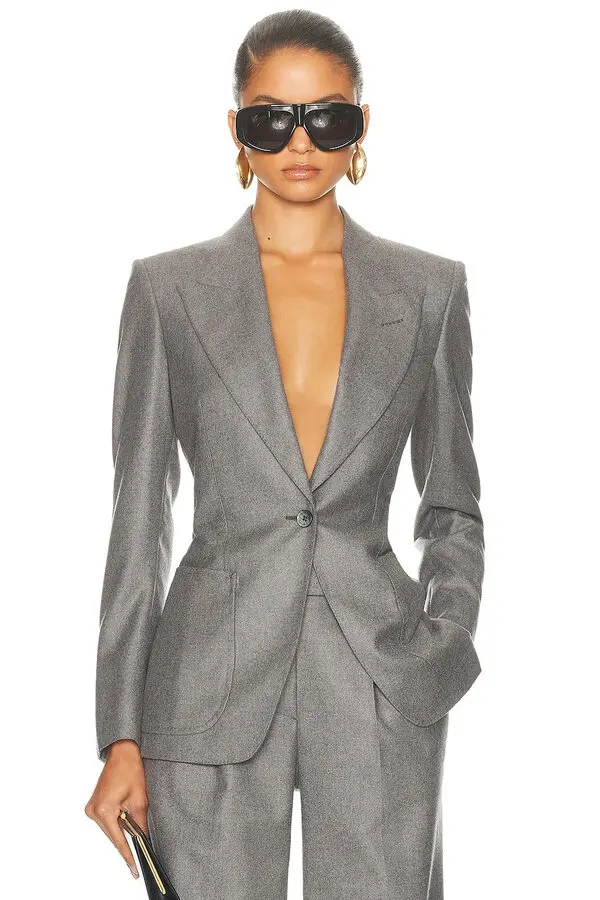TOM FORD Single Breasted Cashmere Jacket