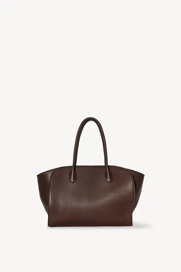 THE ROW Marlo 12 Leather Bag - Deep Brown