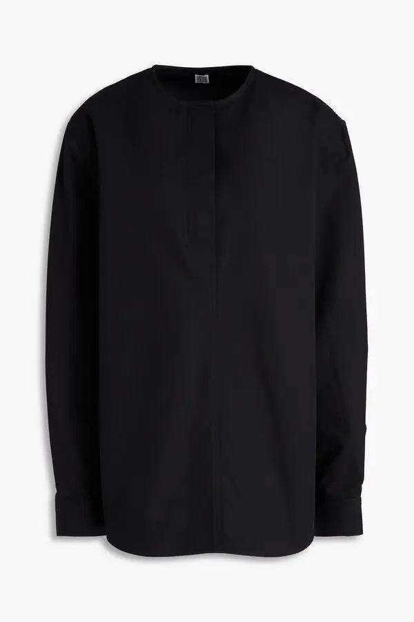 TOTÊME Cotton-twill Shirt - Black