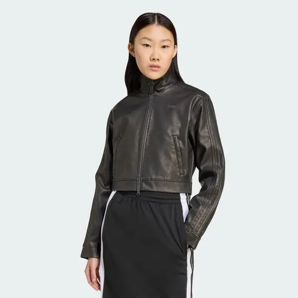 Adidas Firebird Pleather Jacket