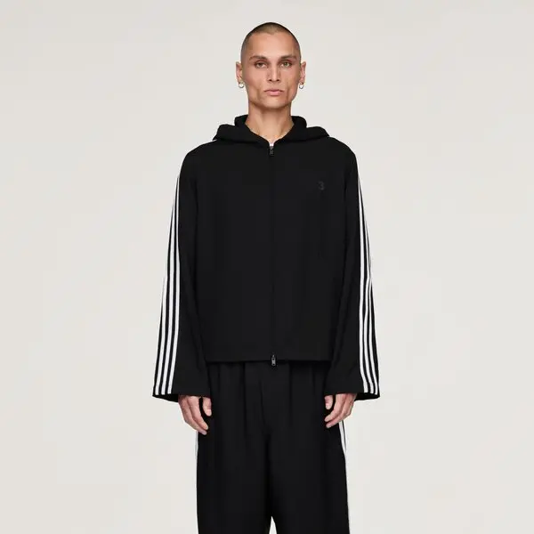 Adidas Hooded Track Top 3-stripes