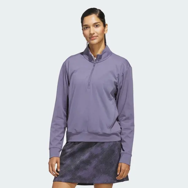 Adidas Ultimate365 Half-zip Layering Top - Preloved Violet