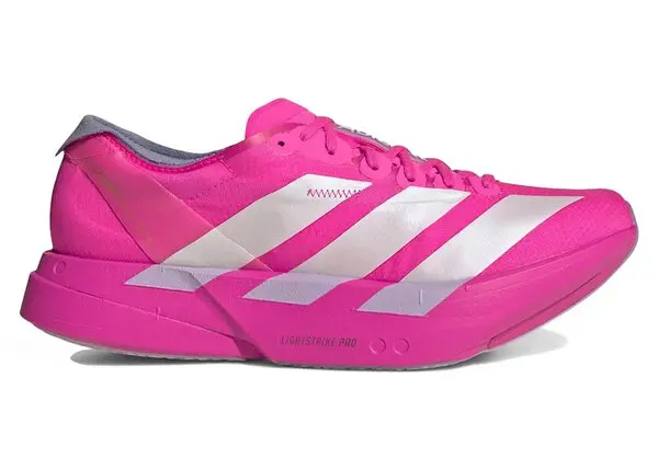 Adidas Adizero Adios Pro 4 Sneakers - Shock Pink/zero Metallic/aurora Plum