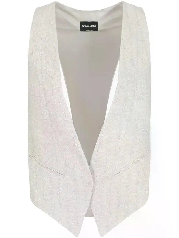 Giorgio Armani Printed Gilet - Grey
