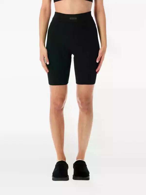 Fear Of God Ribbed Biker Shorts - Black