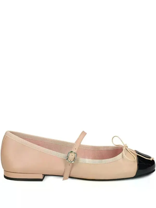 Pretty Ballerinas Irma Cap-toe Ballet Flats - Neutrals