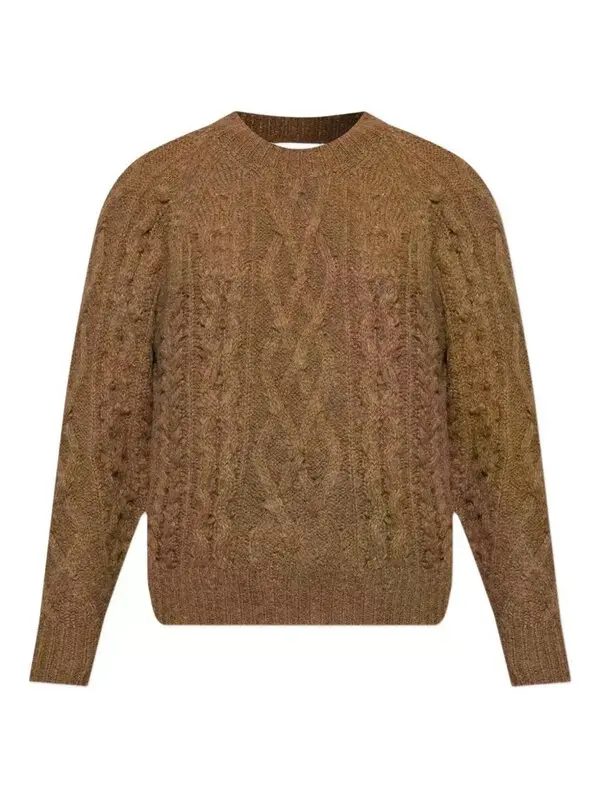 MARANT ETOILE Cable-knit Sweater - Brown