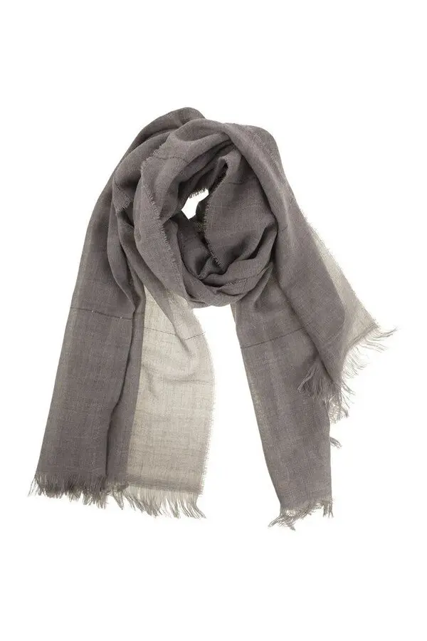 Peserico Virgin Wool Scarf - Grey