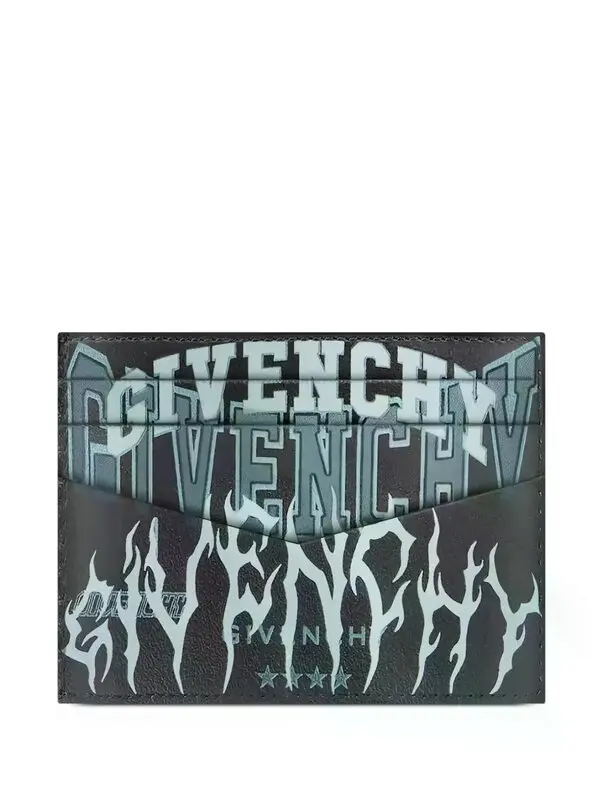 Givenchy Flame-print Logo Card Holder