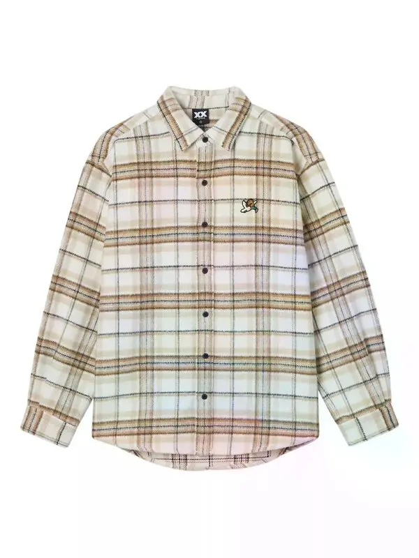 FINGERCROXX Checked-pattern Long-sleeve Shirt