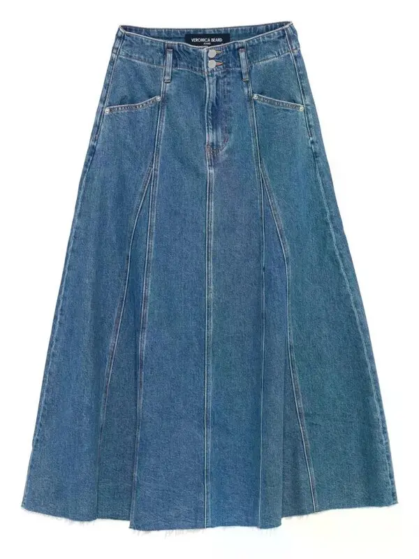 Veronica Beard A-line Denim Skirt