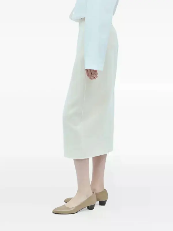 THE ROW Zip-detail Midi Skirt
