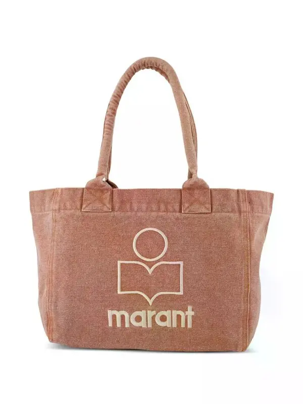 Isabel Marant Yenky Zip Logo-embroidered Tote Bag - Brown
