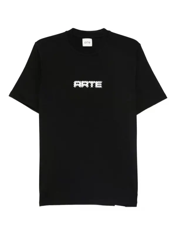ARTE ANTWERP Logo-print T-shirt - Black