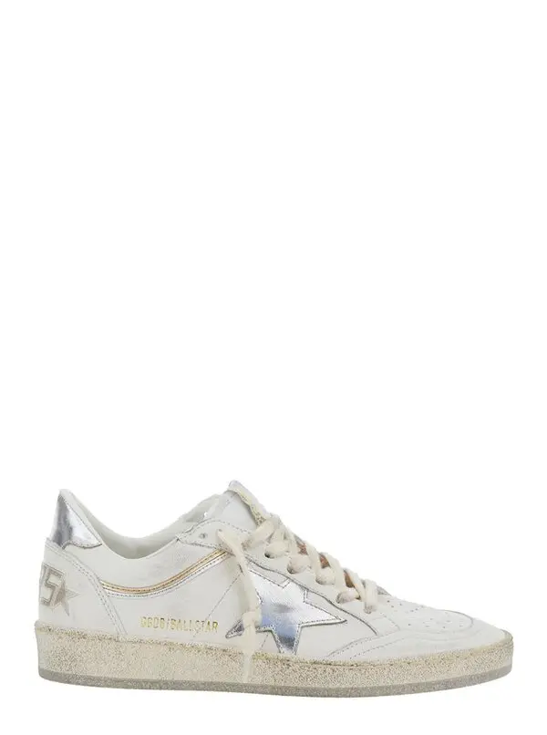Golden Goose Ball Star Laminated Low-top Sneakers