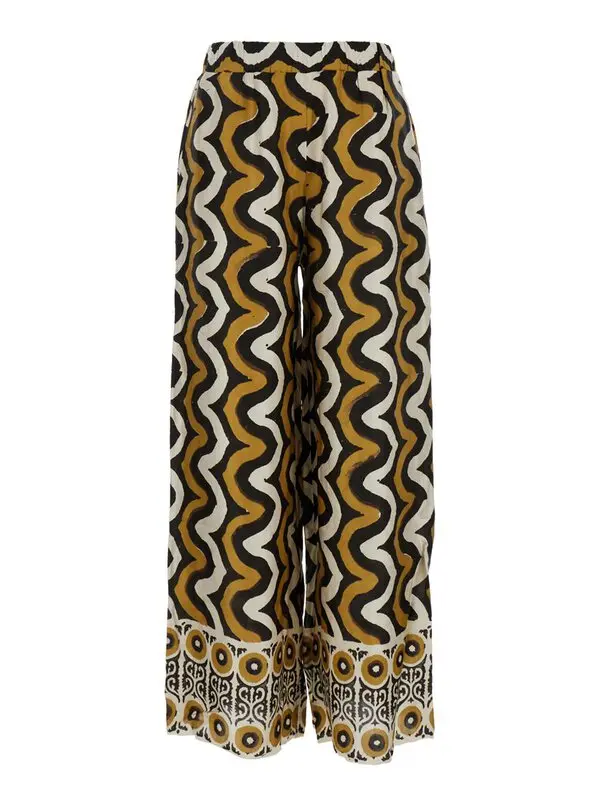 OBIDI Iris Silk Wide Leg Pants