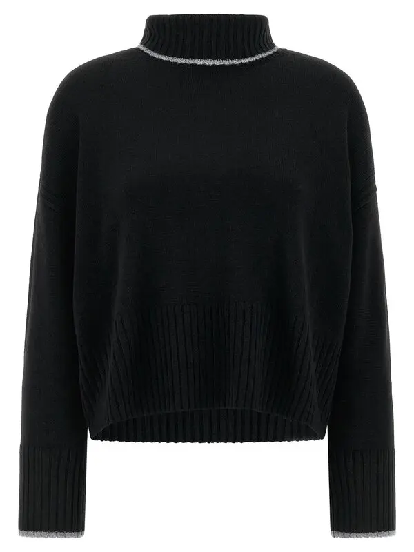 Pinko Falkland Turtleneck Sweater - Black