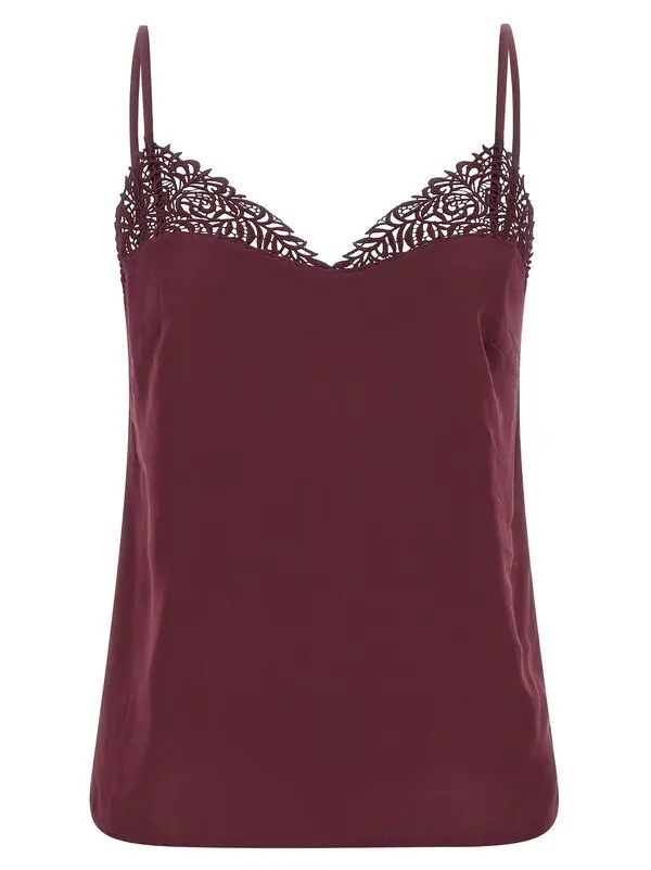 Twin-set Satin Lace Top