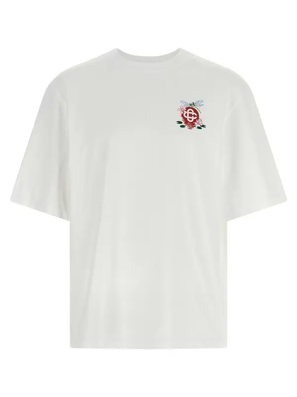 Casablanca Dragonfly Floral' T Shirt
