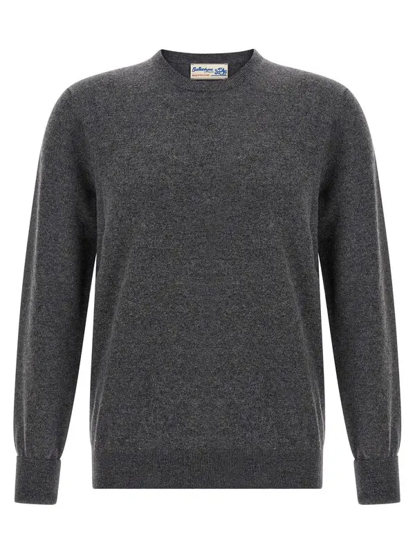 BALLANTYNE Crewneck Cashmere Sweater - Gray