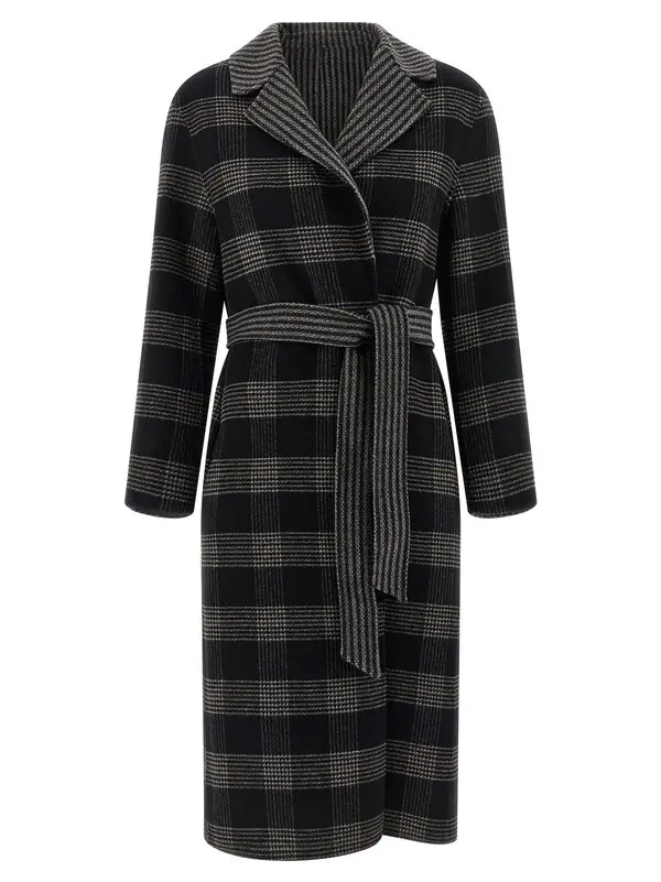 Twin-set Reversible Coat With Belt