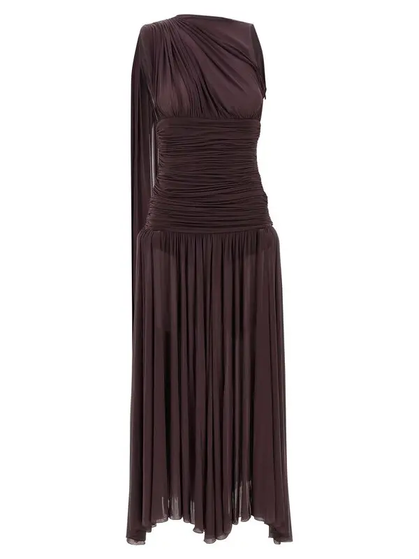 Magda Butrym Pf25 Dress 08 - Bordeaux