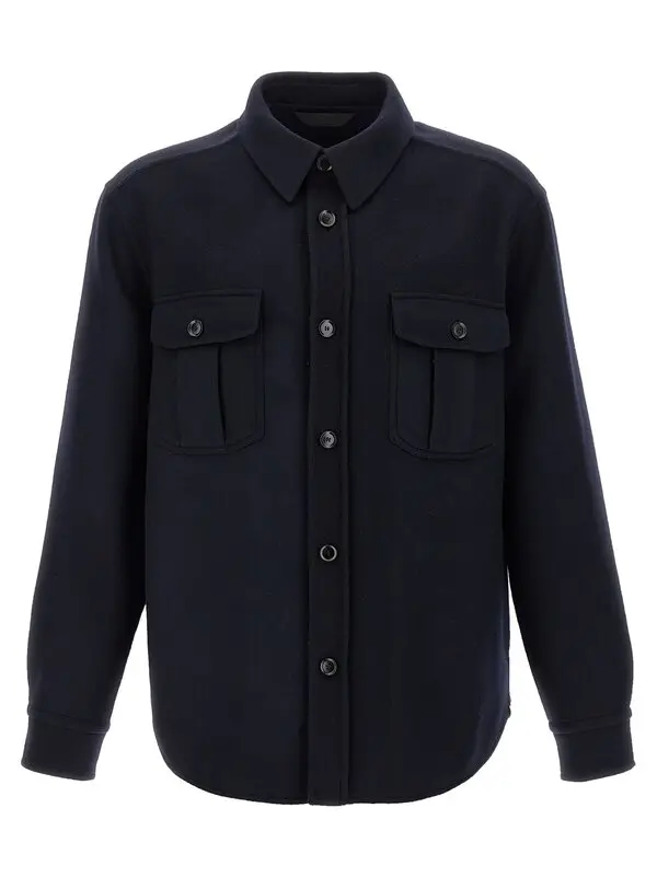 Brioni Vagabond' Overshirt - Blue