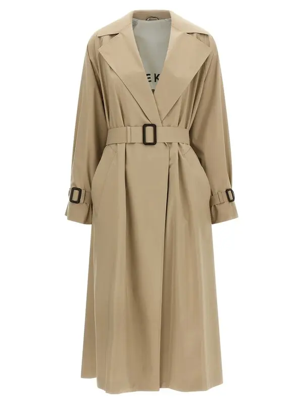 Max Mara Fatto Long Trench Coat - Beige