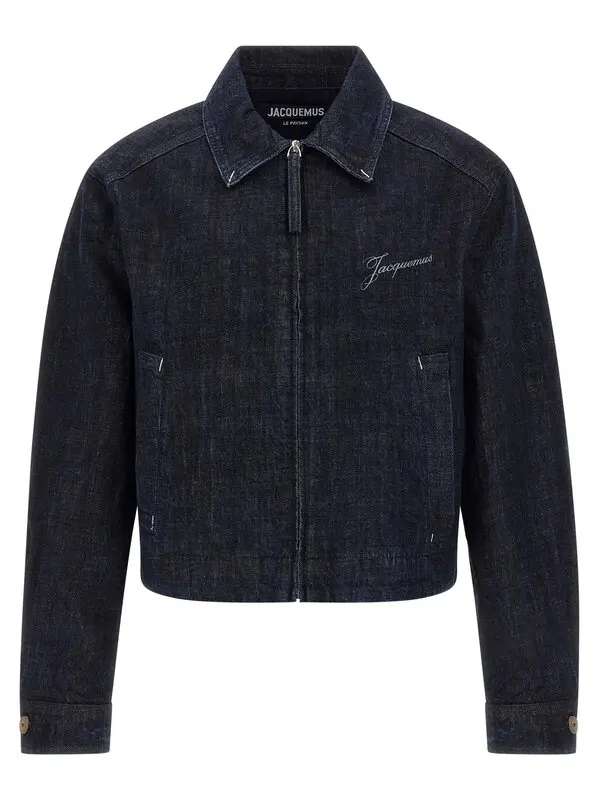Jacquemus La Veste De-nîmes Canevas Jacket - Blue