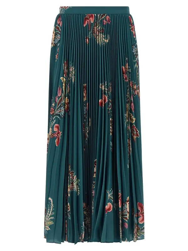 Etro Pleated Skirt - Multicolor