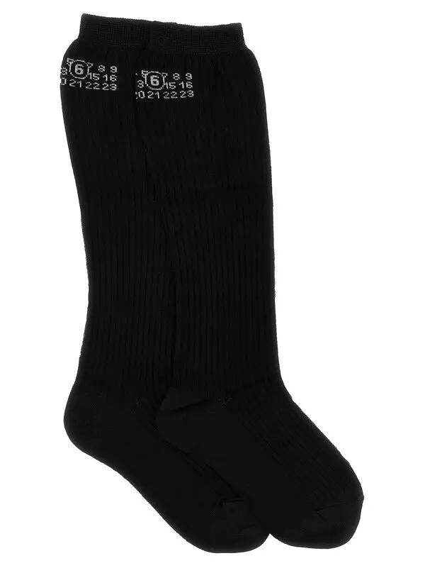 MAISON MARGIELA Bootleg Socks - Black