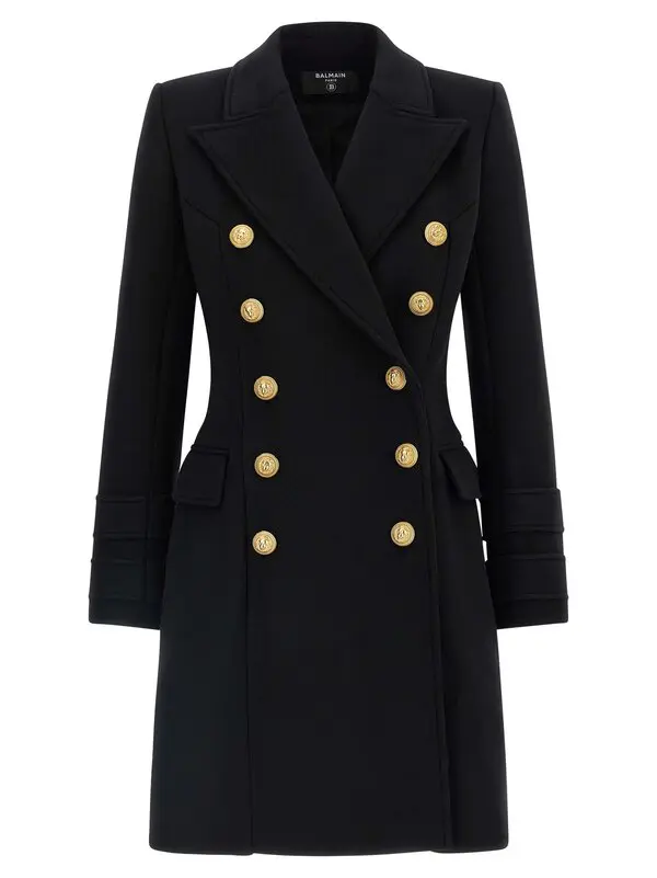 Balmain 10 Bottoni' Double-breasted Coat
