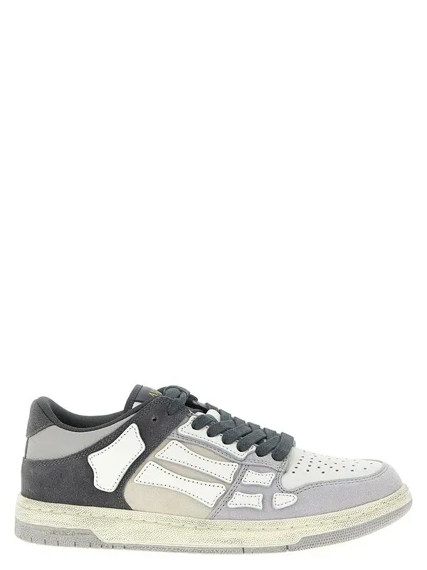 Amiri Distressed Skel Top Low Sneakers