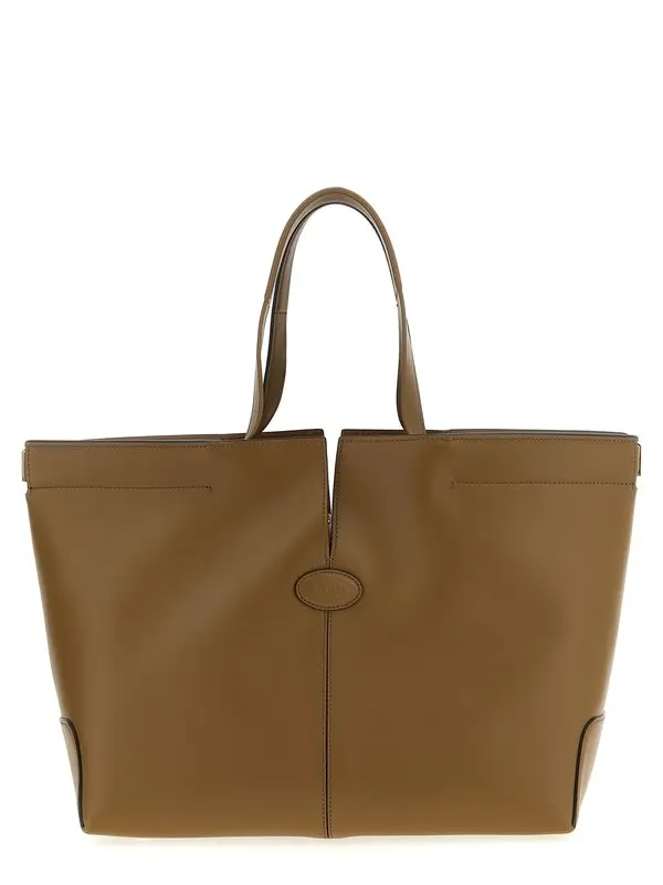 TOD'S Di Bag Folio Shopping Bag - Green