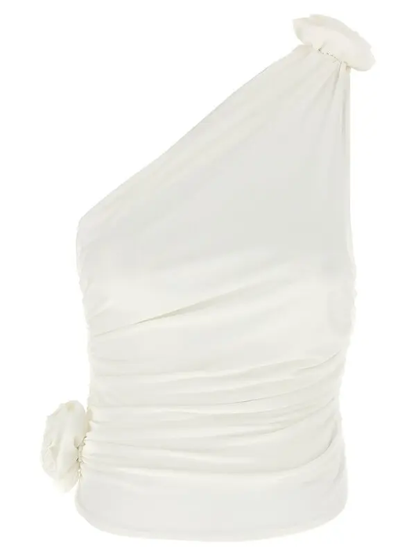 Magda Butrym 01' One-shoulder Top - White