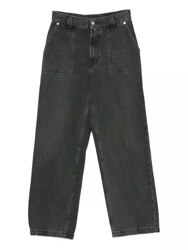 6397 Patch-pocket Straight Leg Jeans