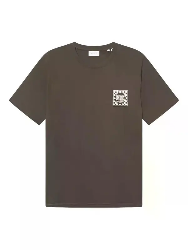LES DEUX Goods Printed T-shirt - Brown