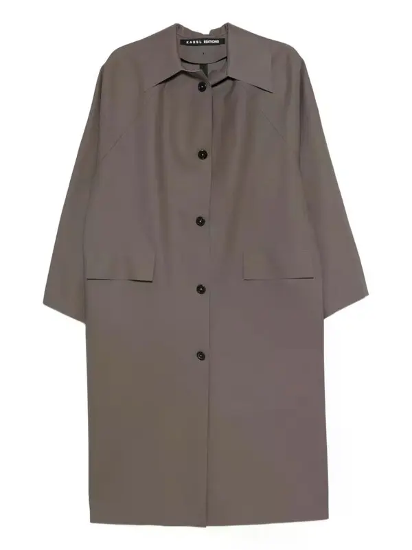 KASSL EDITIONS Flap-pocket Buttoned Coat