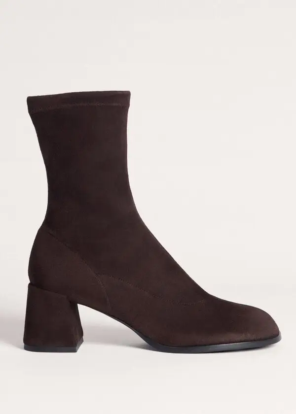 ME+EM Ankle Stretch Boots - Deep Chocolate
