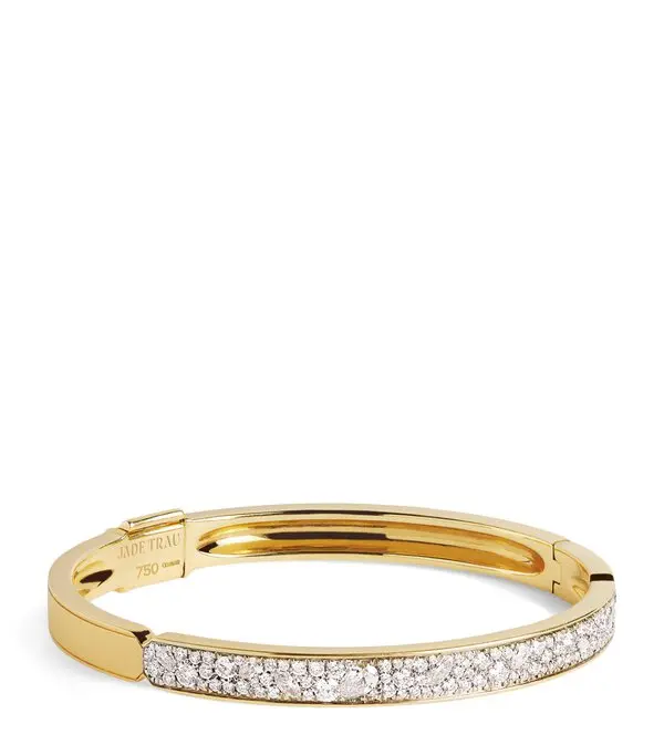 JADE TRAU Diamond And Yellow Billie Bangle