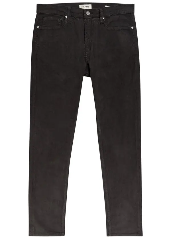 FRAME L'homme Corduroy Trousers - Dark Grey