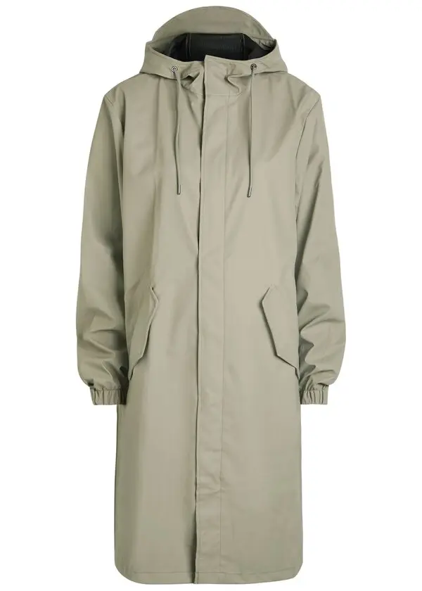 Rains Fishtail Hooded Rubberised Parka