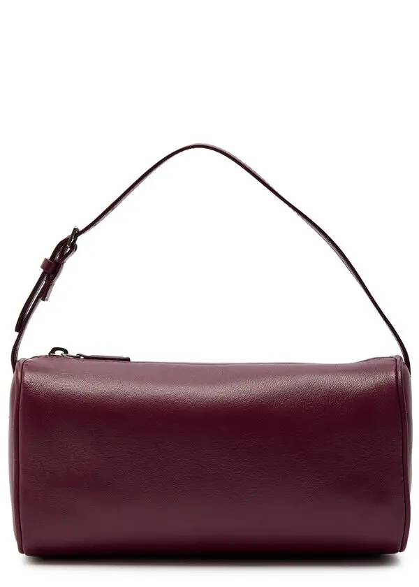 THE ROW Round 90's Leather Top Handle Bag